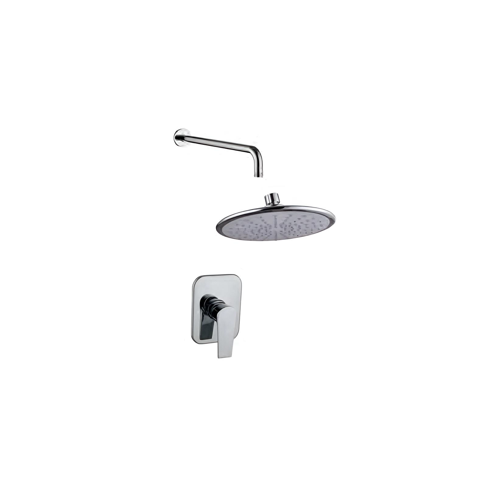 KLP CROMO GRIF DUCHA KIT BRAZO Y CABEZA REDONDA A PARED 100 MM SD90897R ...