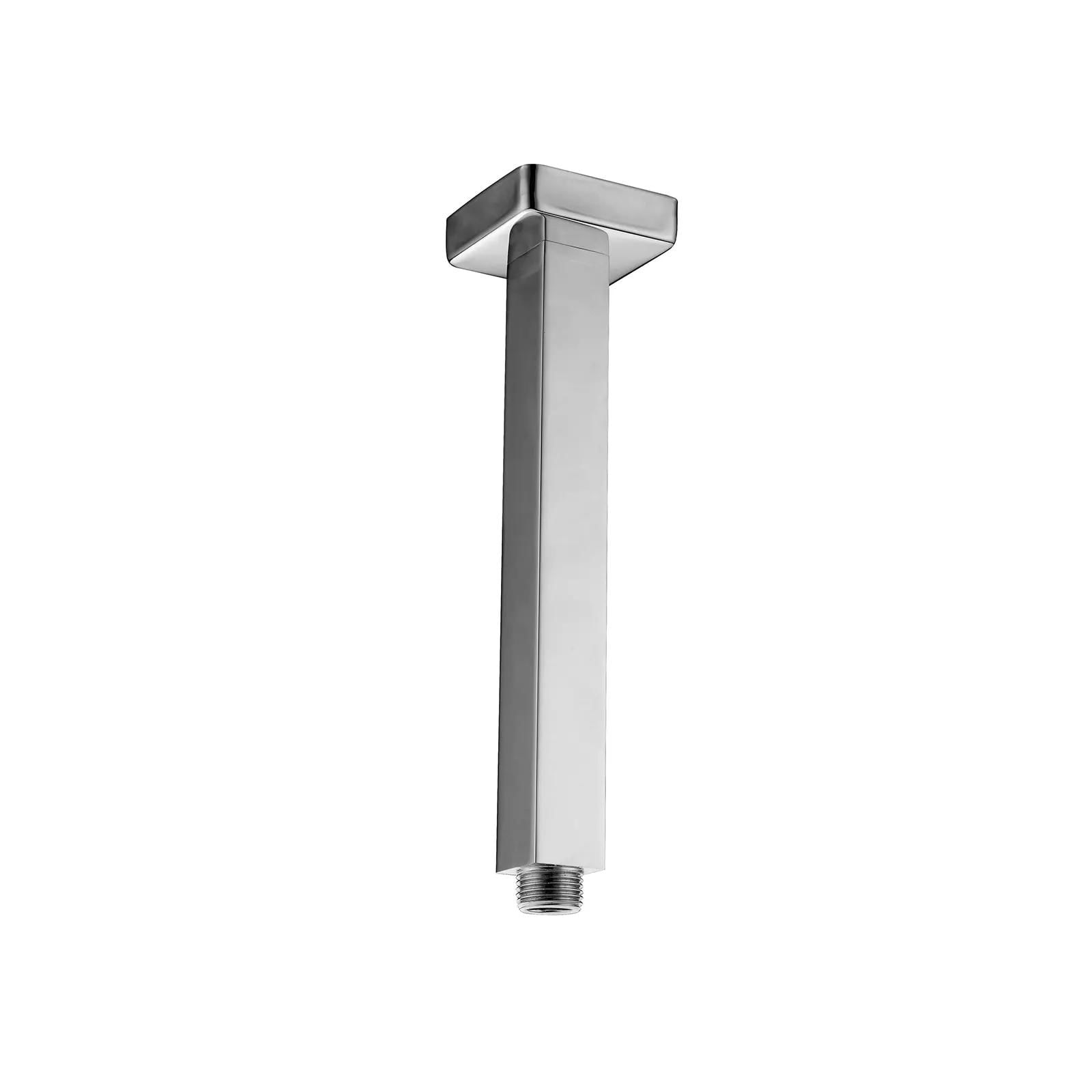 KLP GUN GREY GRIF DUCHA BRAZO CUADRADO A TECHO 200 MM PVD P223002A-A47 ...