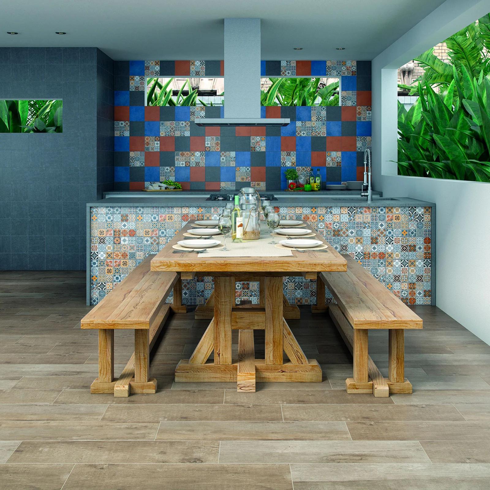 TECALI MULTICOLOR-N FDX PTECNUE12AX SIN RECT 20 X 20 Porcelanite ...